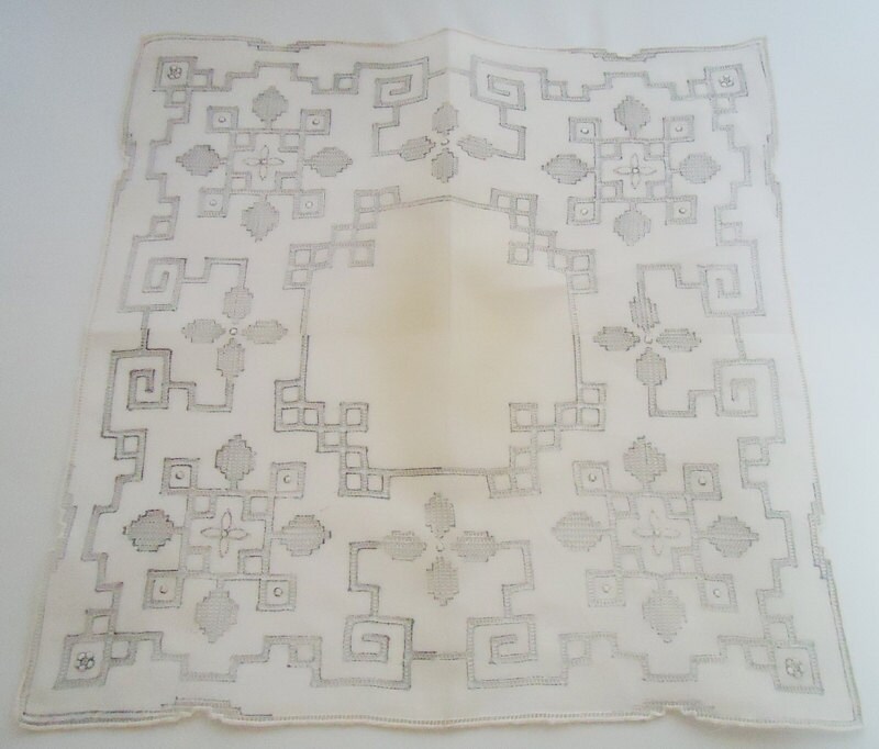 The Vintage Handmade Swatow Lace Handkerchief.30s.n0 - Etsy
