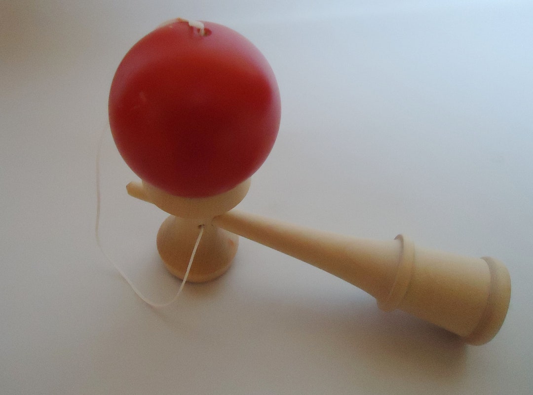 The Vintage Japanese Wooden Cup and Ball. A Traditional Toy.80s - Etsy
