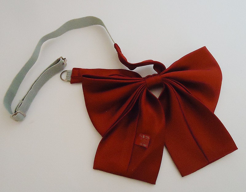 The Japanese Student Girl Neck Ribbon.80s. - Etsy