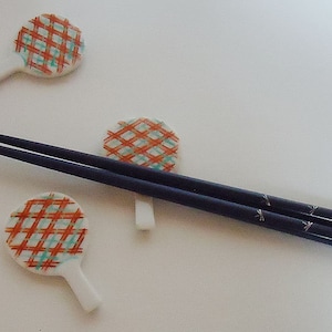 Three Handmade Japanese Fan Vintage Chopsticks Rests.japanese.70s ...