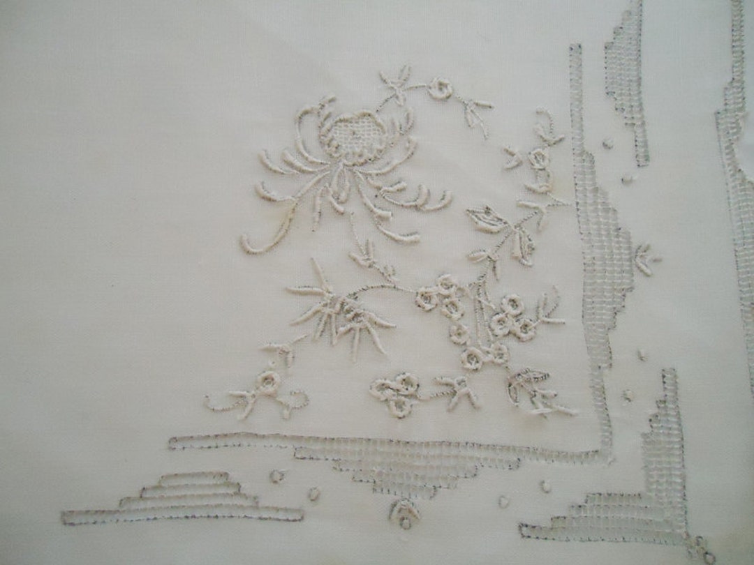 The Vintage Handmade Swatow Lace Handkerchief.30s-n2 - Etsy