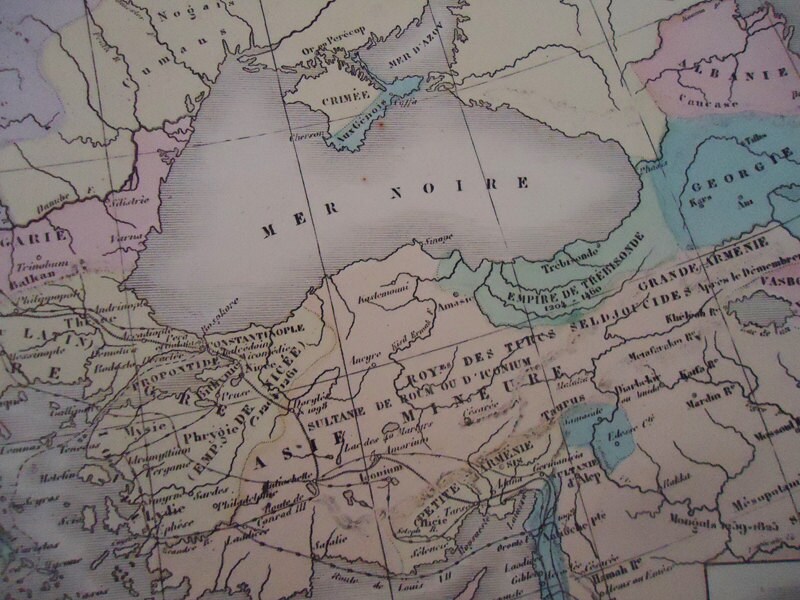 The Fantastic Authentic 1881 French Maps.n5.Europe - Etsy España