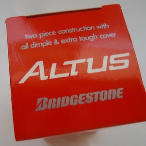 Vintage Two Golf Balls. Altus. Small.bridgestone.70s.in the Original ...