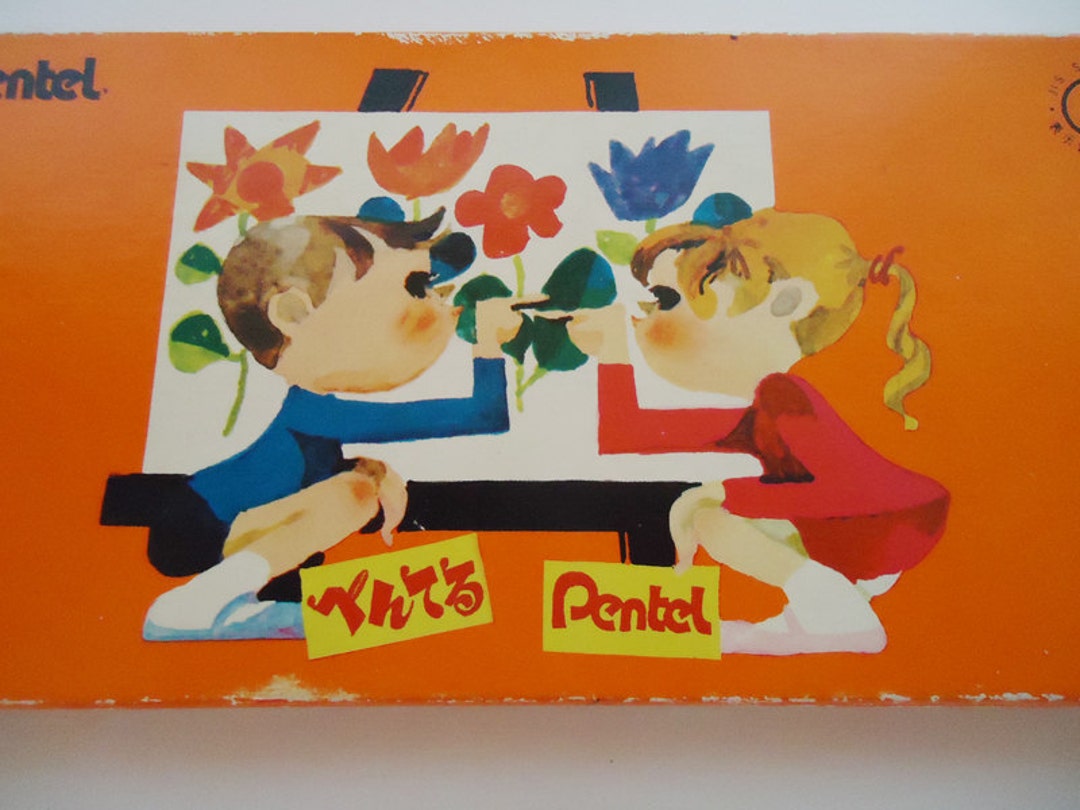 The Japanese Crayons in the Original Box. 80s. Good for Your Proyects ...