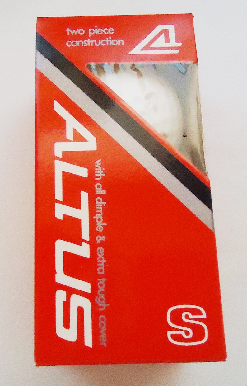 Vintage Two Golf Balls. Altus. Small.bridgestone.70s.in the Original ...