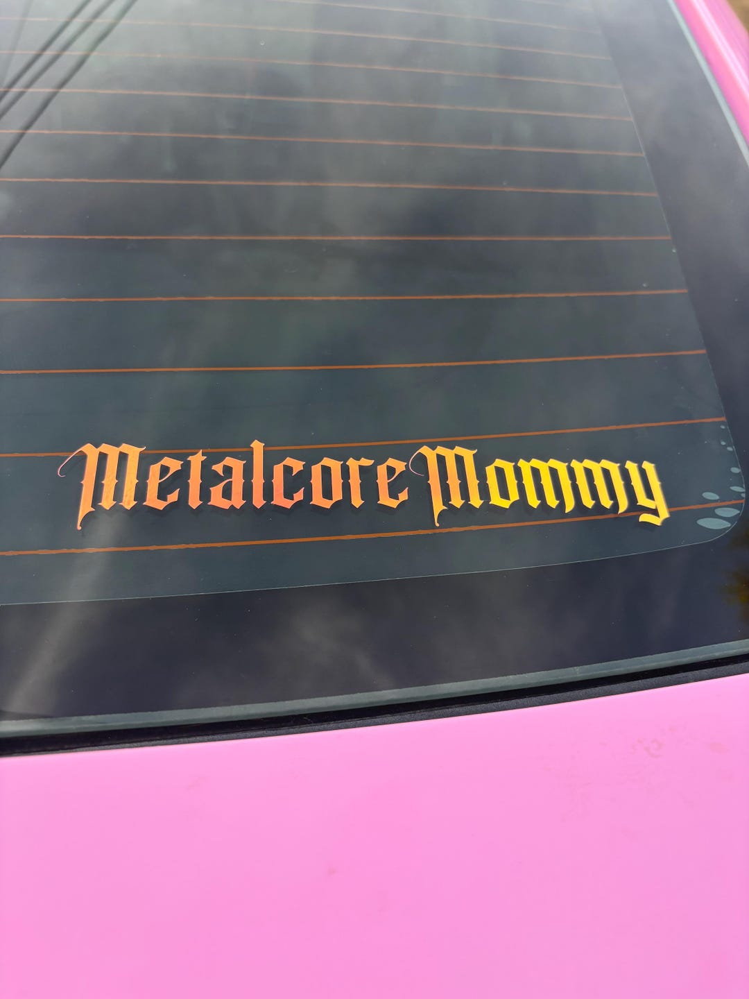 Metalcore Mommy Sticker - Etsy