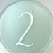 Sea Glass Table Signs With Acrylic Stands - Etsy