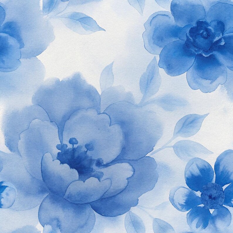 Peony Flower Patten Digital Print for Crafting and Design Projects - Etsy