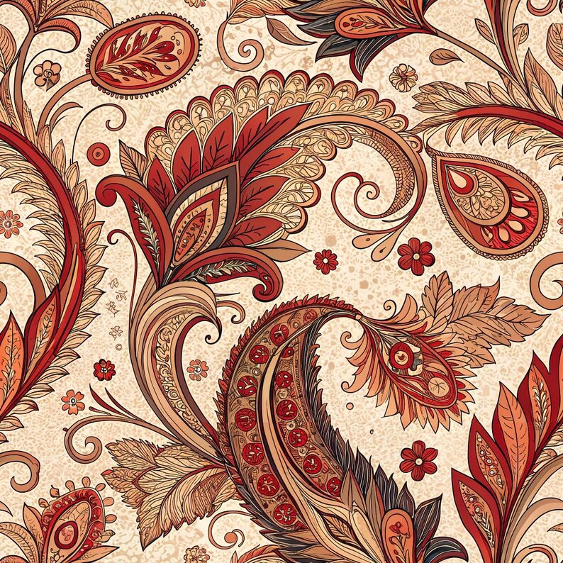 Bohemia Pattern Printable Digital Print for Crafting and Design ...