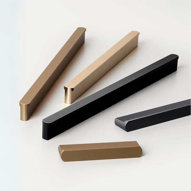 Grey Cabinet Handles – Drawer Pulls for Closet, Pantry & Kitchen ...