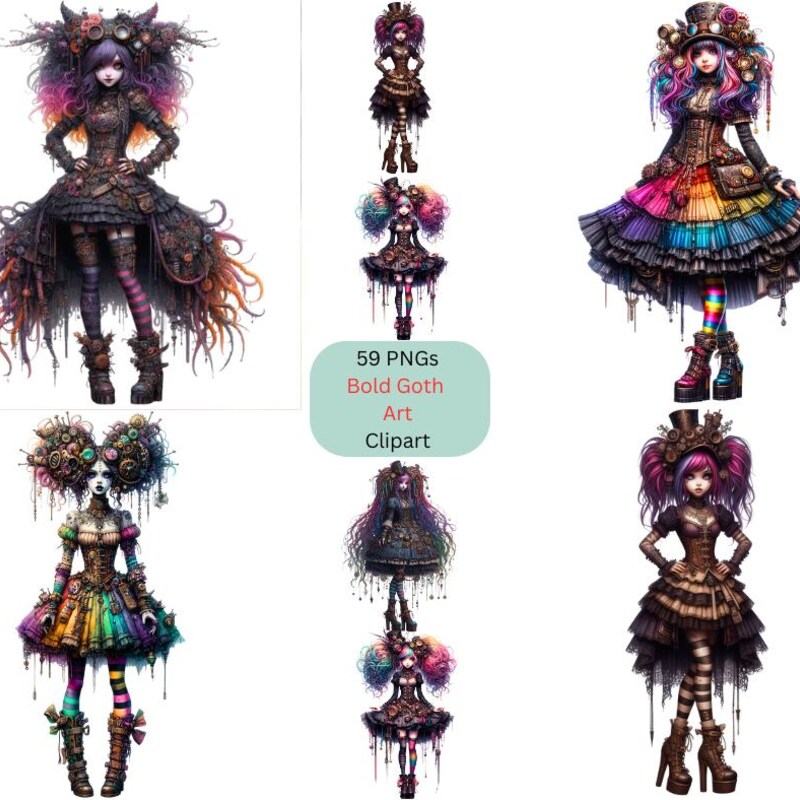 5'9 goth girl - Etsy.de