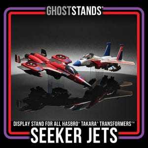 Seeker Jet Ghost Stand | 2 Pack Display Stands for Transformers Takara ...