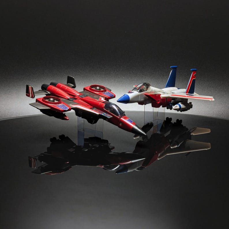 Seeker Jet Ghost Stand | 2 Pack Display Stands for Transformers Takara ...