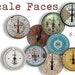 Vintage SCALE FACES DIALS 6 Inch Craft Circles - Industrial Meters and ...