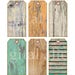 BARNWOOD Printable Gift Tags, Rustic Wood Boards Collage Sheet, Digital ...