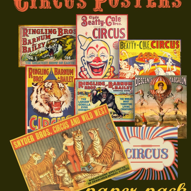Circus Posters - Etsy