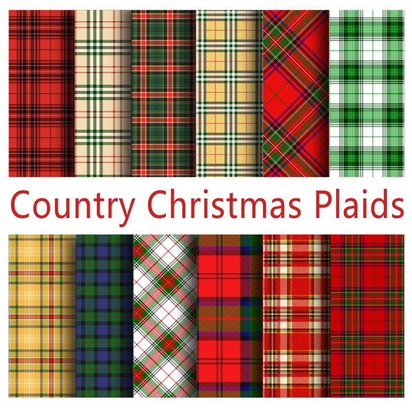 Christmas Plaid - Etsy