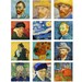 VINCENT VAN GOGH Craft Squares - Van Gogh - Instant Download Digital ...