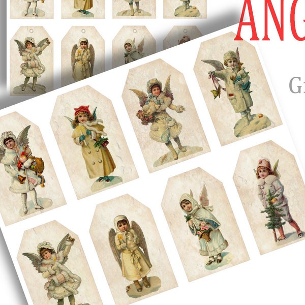 Angel Gift Tag - Etsy