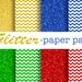 GLITTER DIGITAL PAPER Printable Paper Pack Chevron Party - Etsy