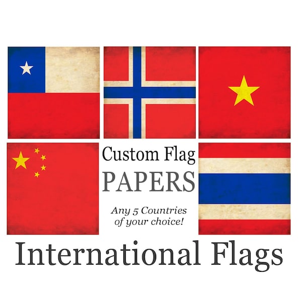 International Flags - Etsy