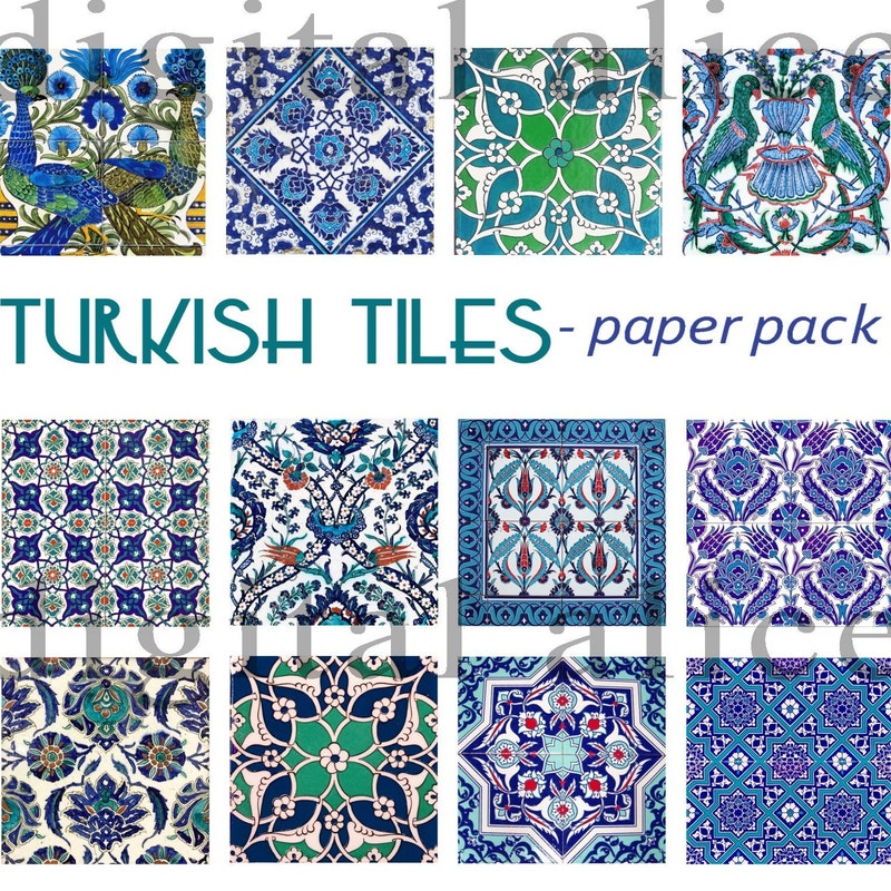 Iznik Tiles - Etsy UK