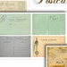 VINTAGE THREAD SPOOL Labels Printable Craft Circles Instant Digital ...