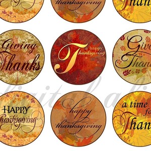 THANKSGIVING Craft Circles - Giving Thanks, Give Thanks, Instant ...