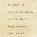 VINTAGE TYPEWRITER PRINT Life Quote- Dreams by Langston Hughes ...