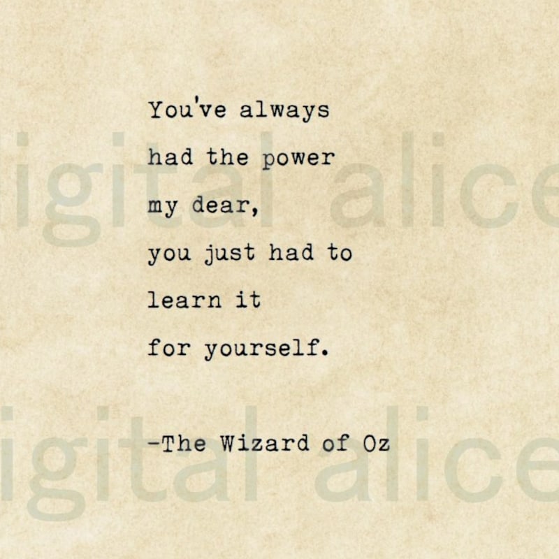 Wizard of Oz Quotes - Etsy