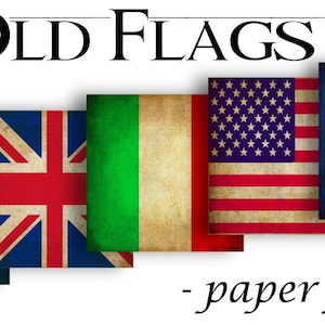 PRINTABLE FLAGS - Download Your CUSTOM International Flag Paper Pack ...
