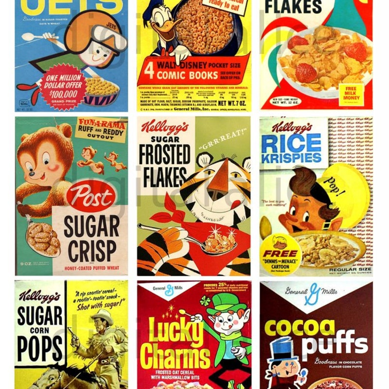 Cereal Tin Boxes - Etsy