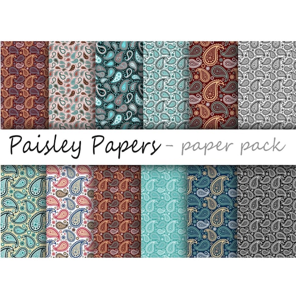 Paisley Printable - Etsy
