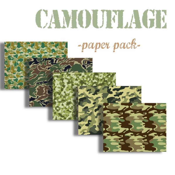 Printable Camouflage - Etsy