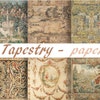 VINTAGE THREAD SPOOL Labels Printable Craft Circles Instant Digital ...
