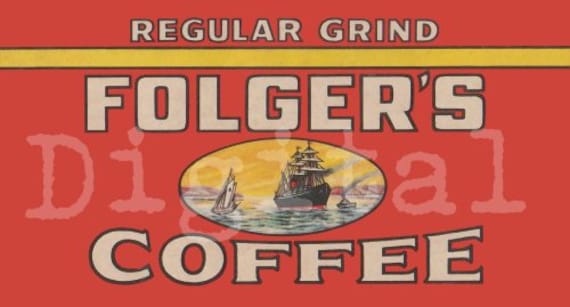 Folgers Logo History
