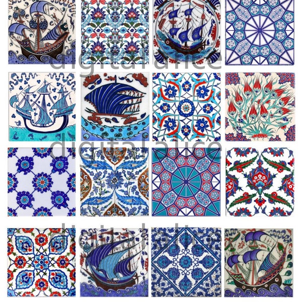 Turkish Tiles - Etsy