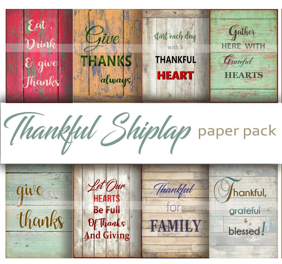Thanksgiving Sayings , THANKFUL SIGNS, PRINTS on Shiplap Wood ...