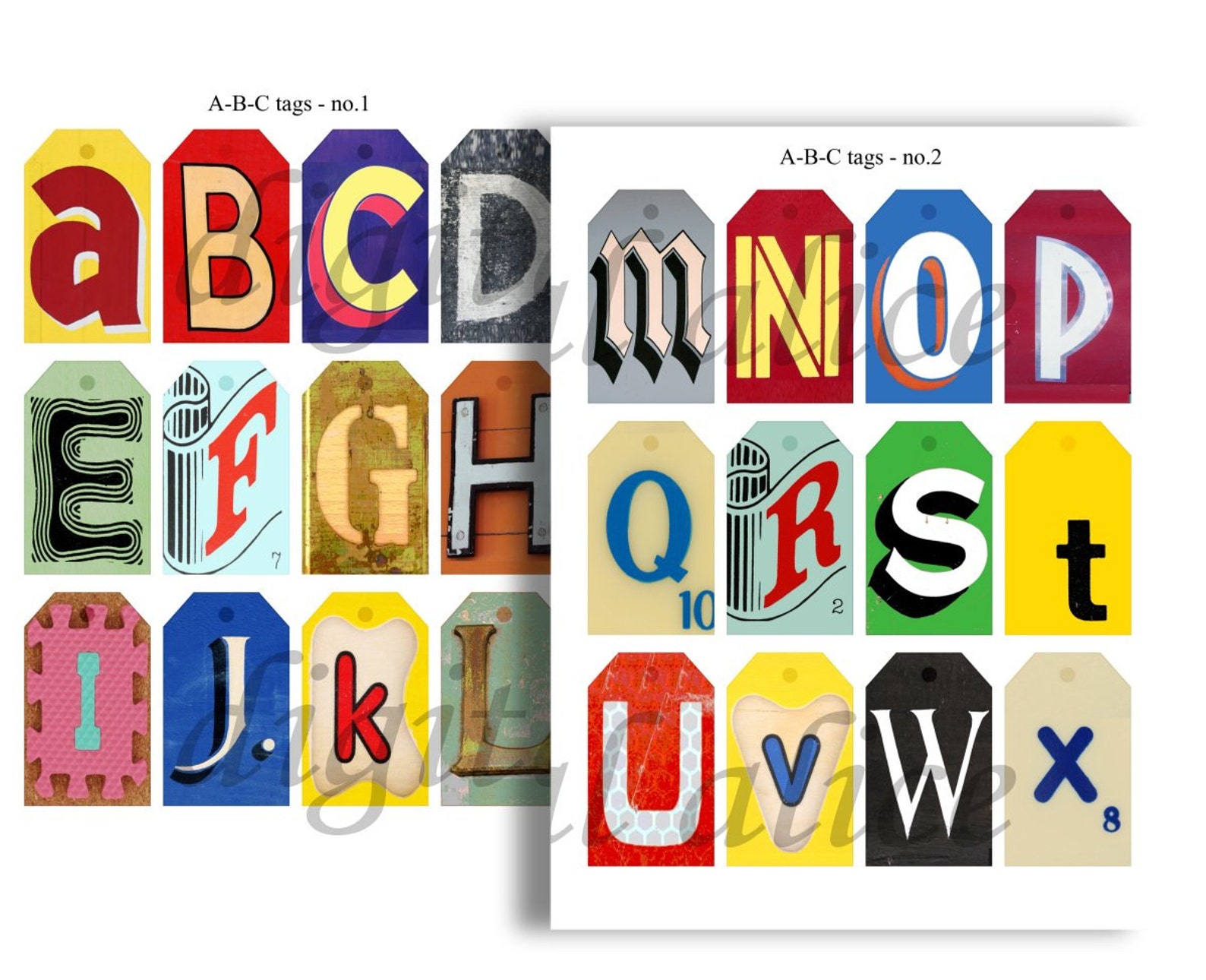 Old RUSTY METAL NUMBERS Vintage Number Tags Instant - Etsy