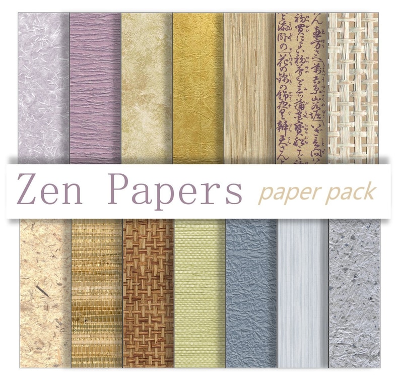 ZEN DIGITAL PAPER, Japanese Printable Papers, Handmade,mulberry,woven ...