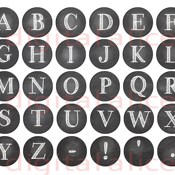 Chalk Letters - Etsy