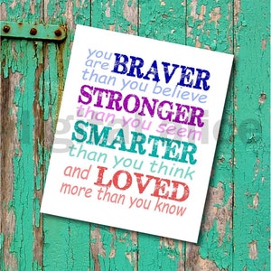 PRINTABLE QUOTE Inspirational Wall Art Instant Download, Stationary ...