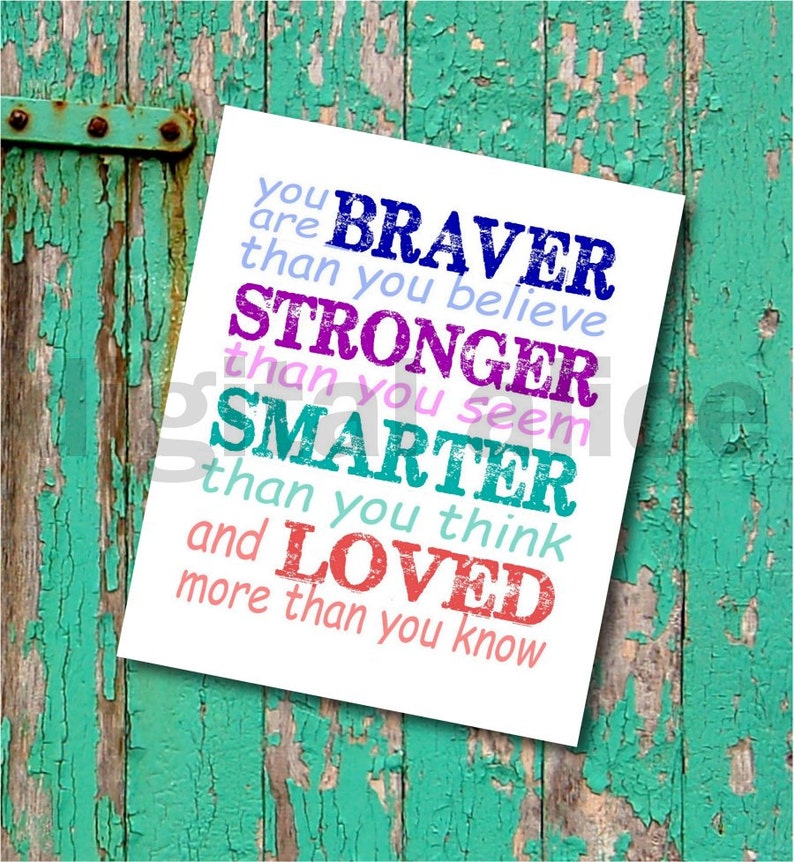 PRINTABLE QUOTE Inspirational Wall Art Instant Download - Etsy