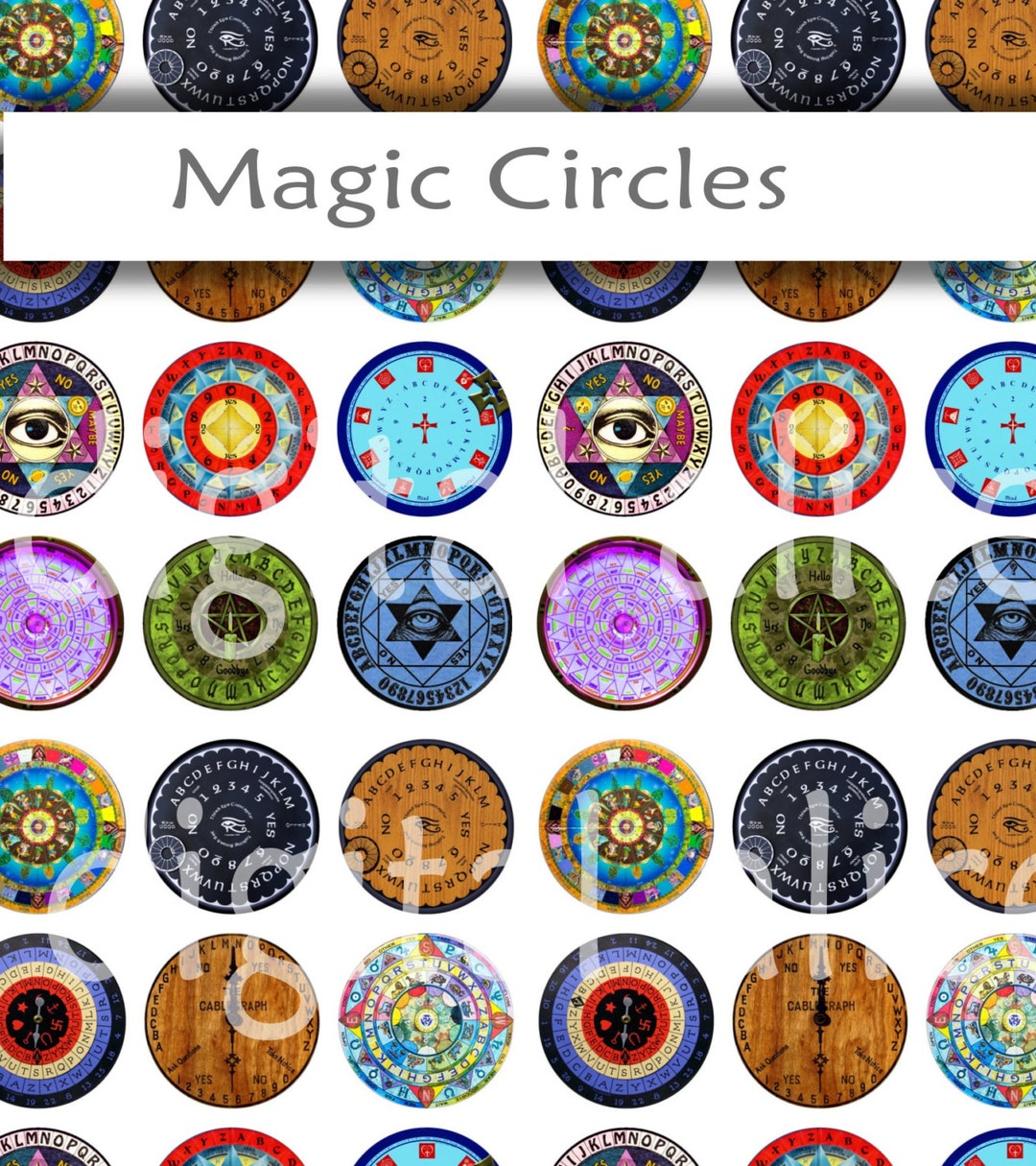MAGIC OUIJA BOARD Craft Circles -halloween, Spirit Board Instant ...