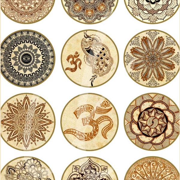 Henna Mandala - Etsy