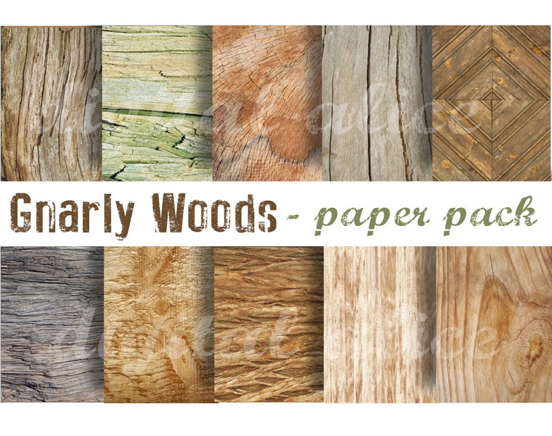 Weathered WOOD DIGITAL PAPER, Printable Papers, Rustic Texture ...