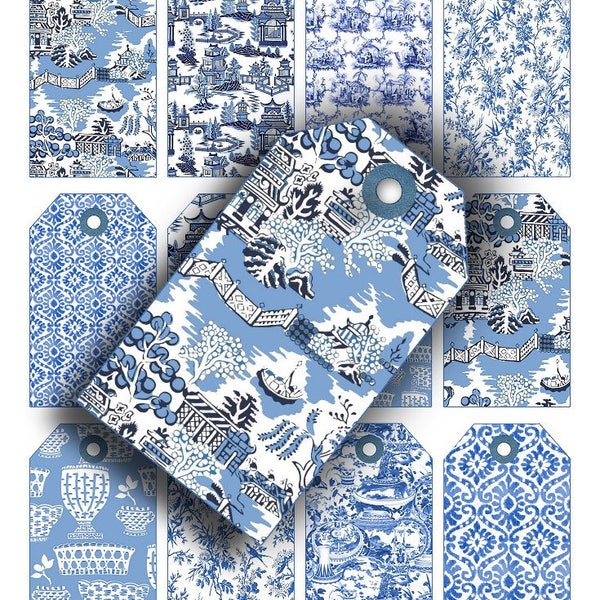 Blue Willow Paper - Etsy