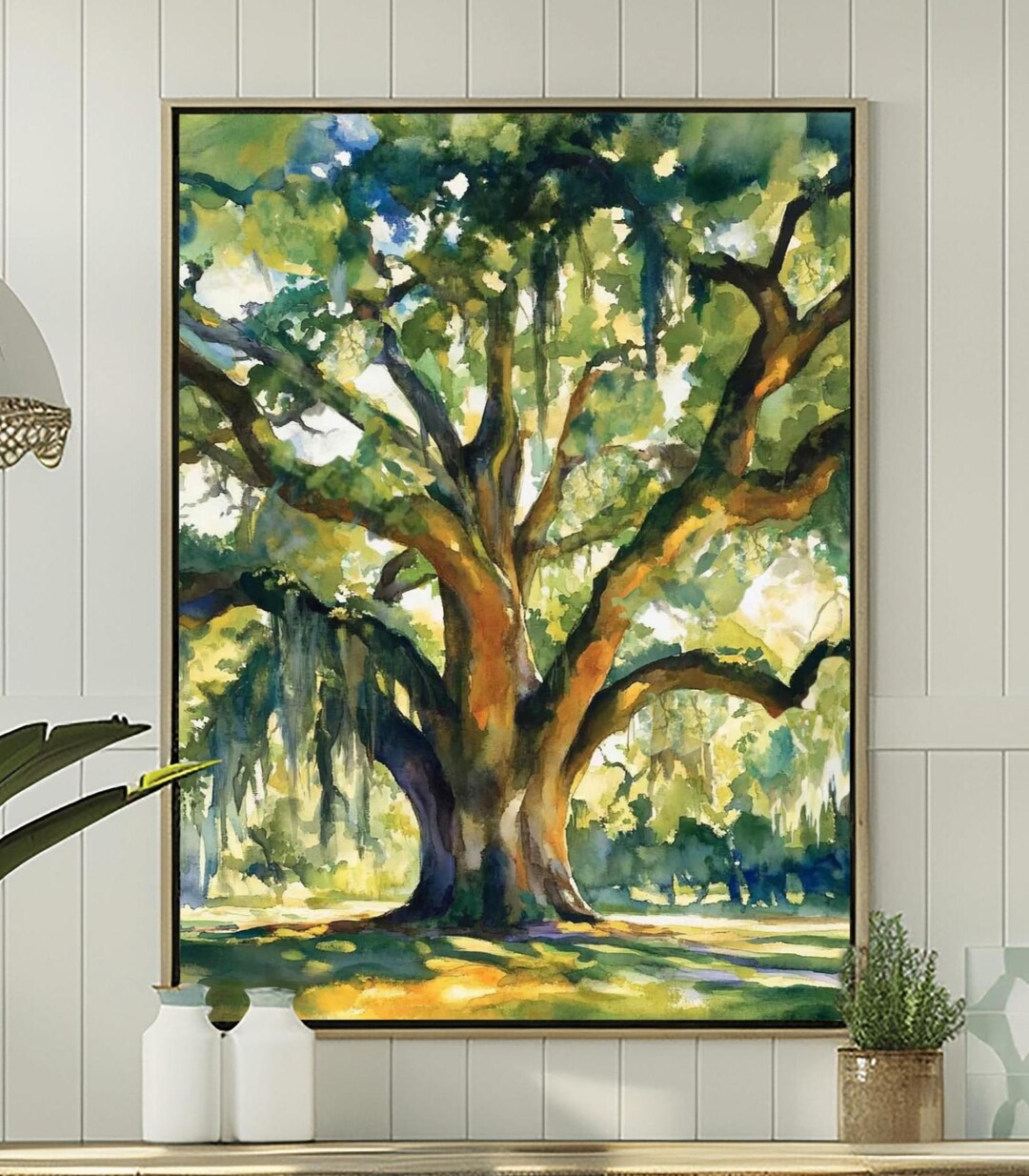 Majestic Live Oak Canopy Print-giclée Paper, Gallery-wrapped Canvas or ...