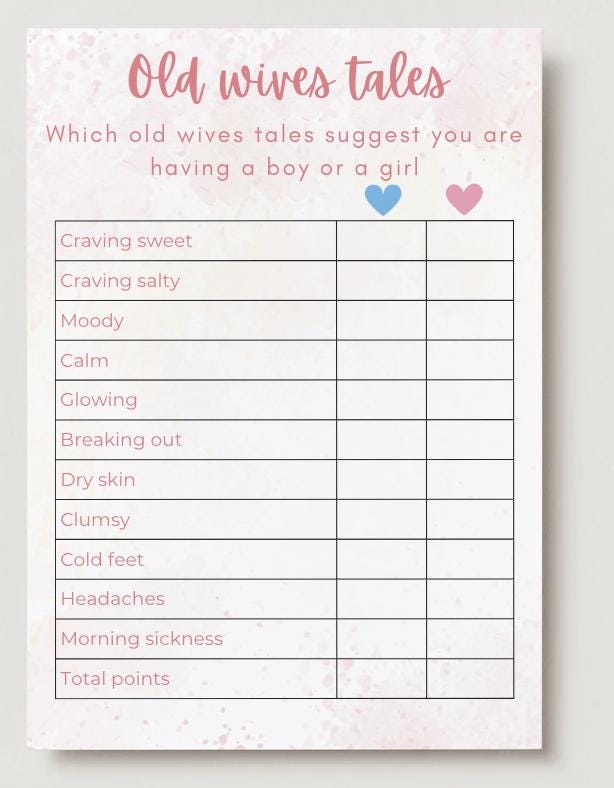 Pink Baby Shower Game Printable's – Instant Download - Etsy