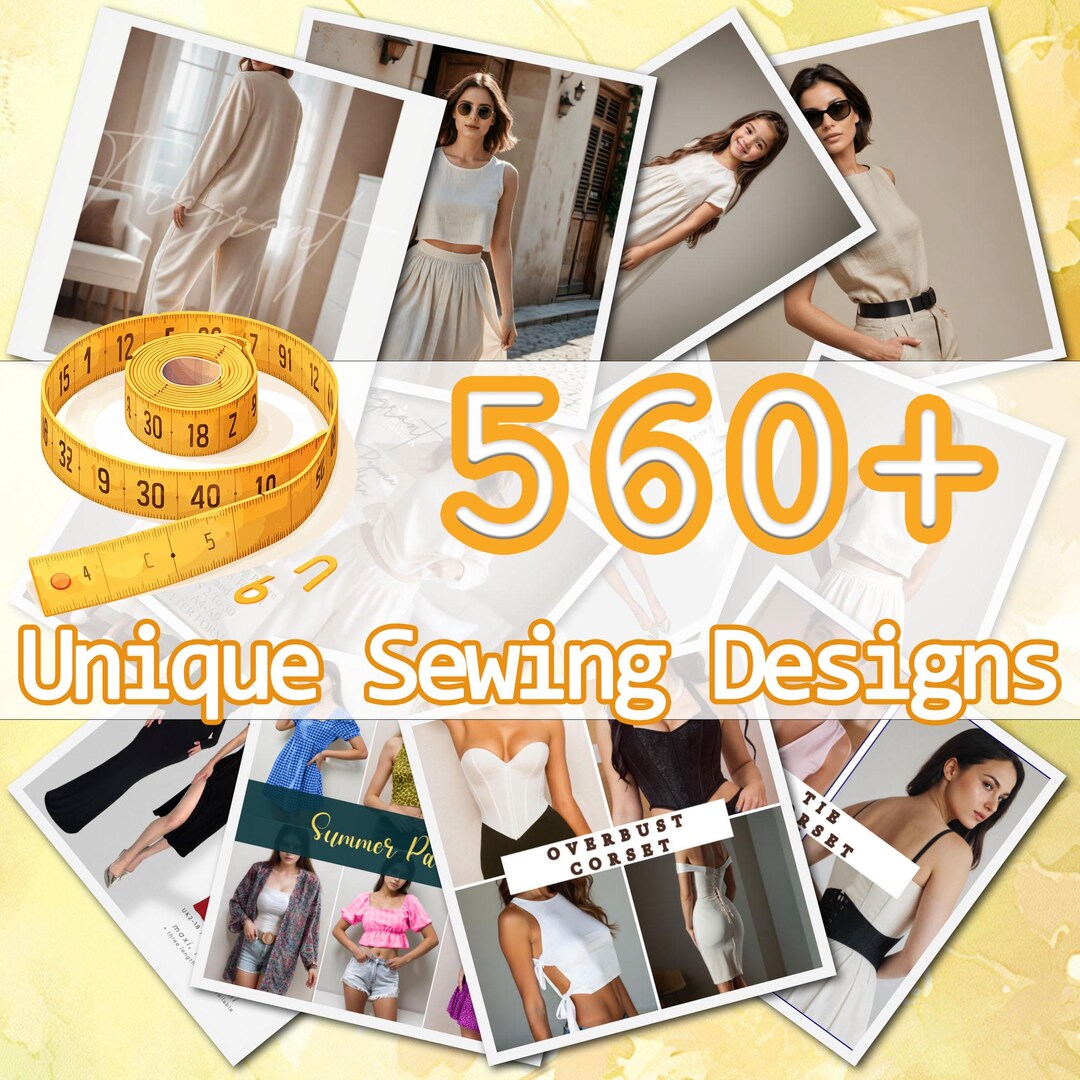 560+ Sewing Pattern PDF Pattern Easy Sewing Pattern Summer Skirt Set ...